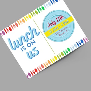 Employee Appreciation Lunch Flyer, Work Lunch Invitation, Customizable ...