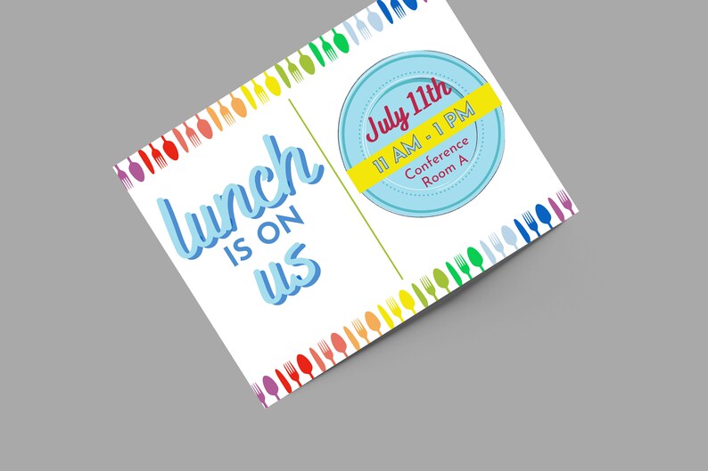 Employee Appreciation Lunch Flyer, Work Lunch Invitation, Customizable ...