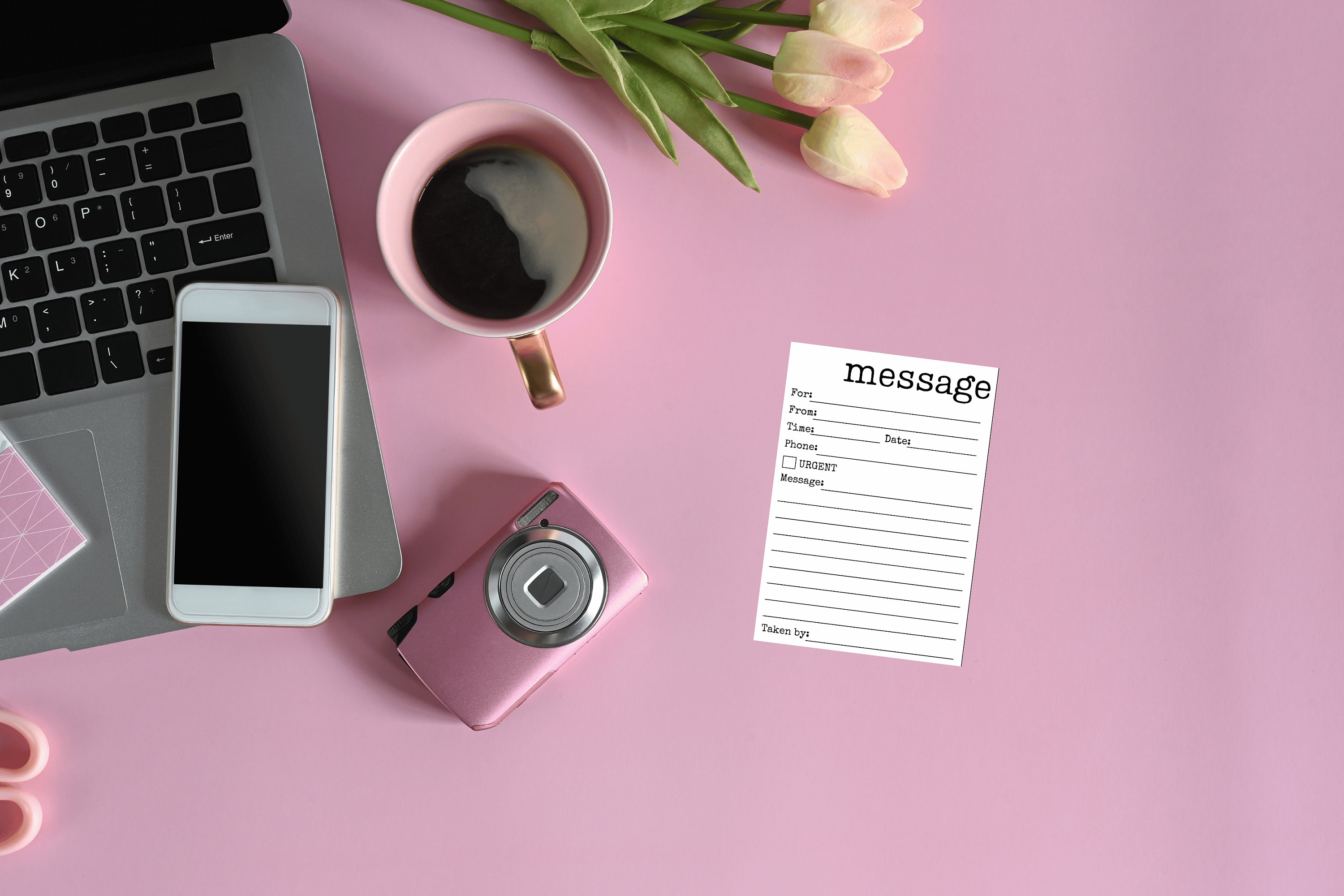 Printable Message Form, Missed Call PDF, Phone Message Memo Template ...