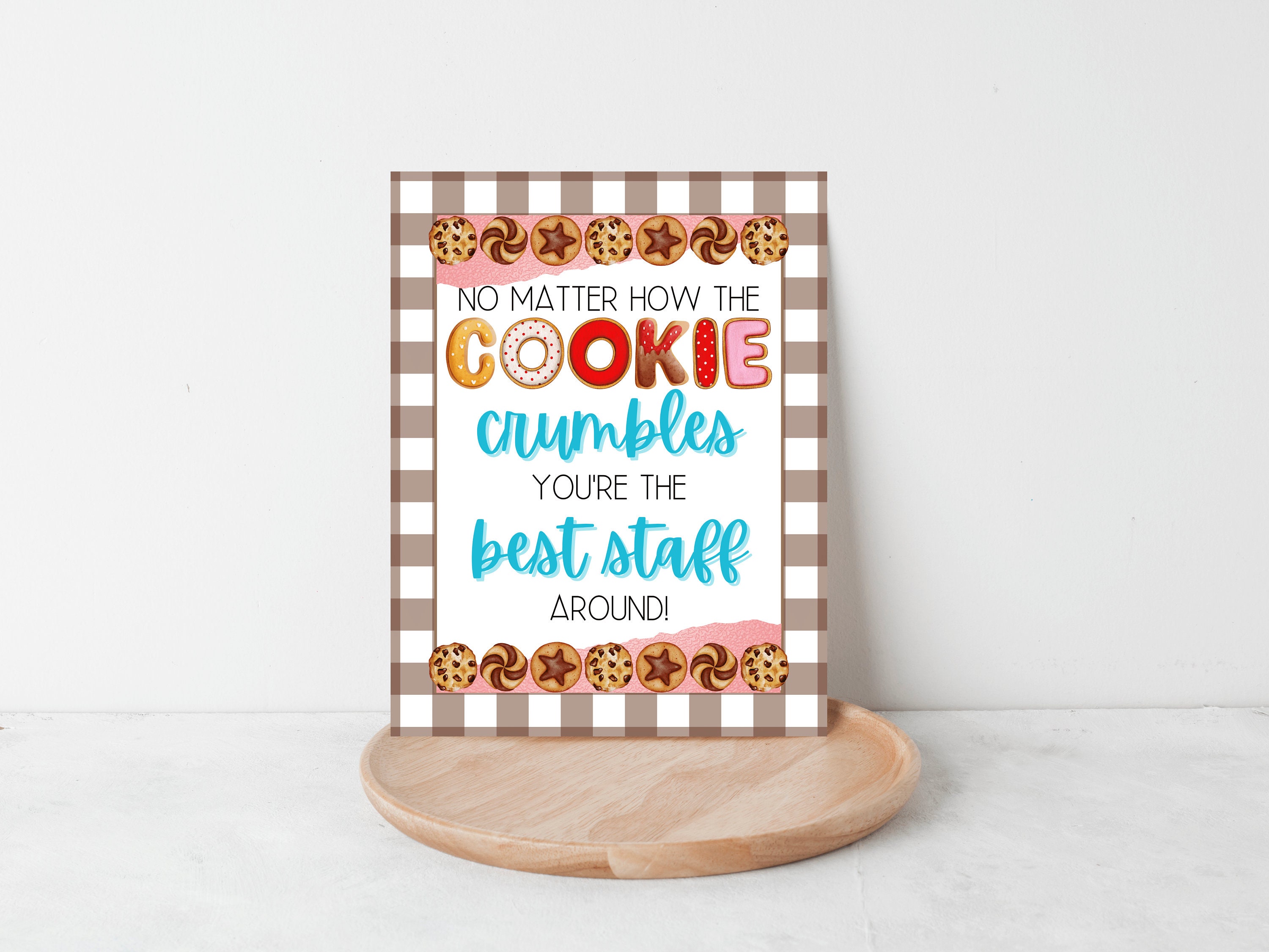 Printable Cookie-themed Employee Appreciation Flyers | Employee ...