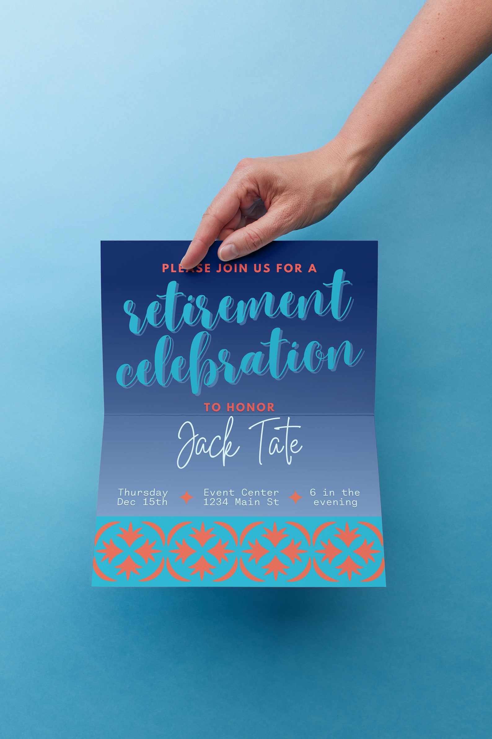 Retirement Party Flyer Examples