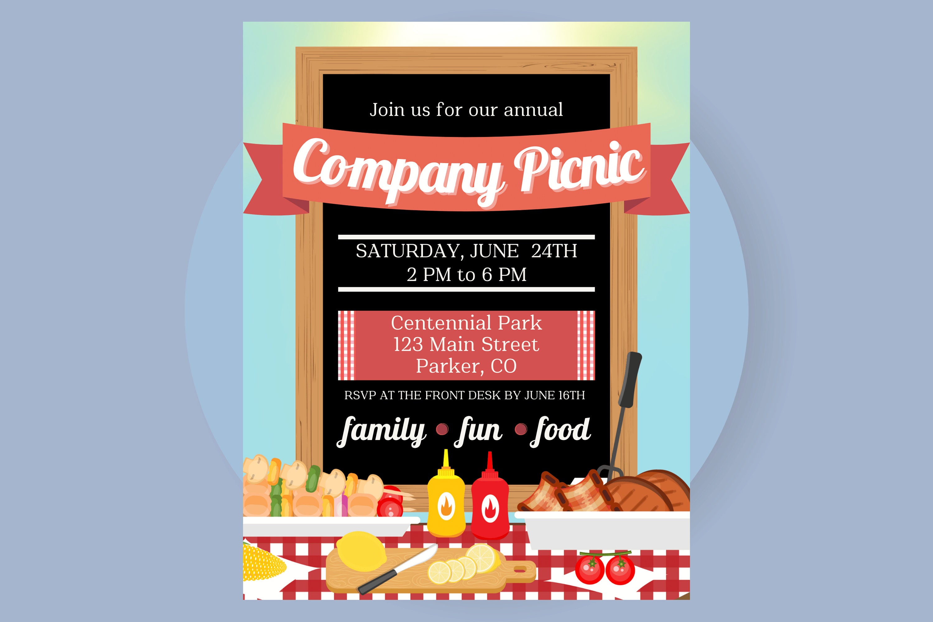Company Picnic Poster