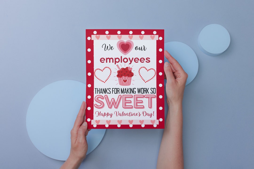 Printable Employee Valentine's Day Treat Flyer | Flyer for Valentine's ...