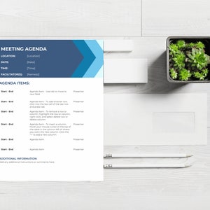 Google Docs Meeting Agenda Template, Editable Google Docs Template ...