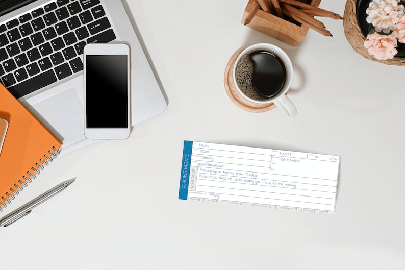 Printable Message Pad Template Form, Missed Call Template PDF, Phone ...