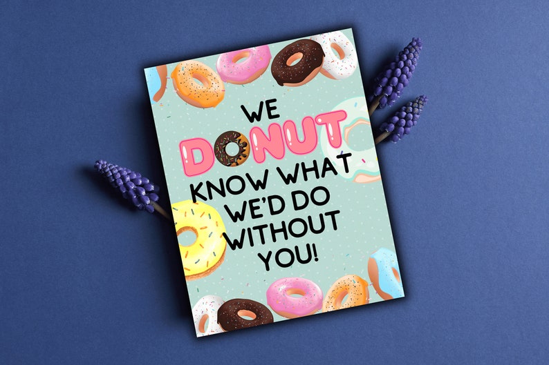 Printable Donut Recognition Flyers | Set of Three Unique Flyers | Donut ...
