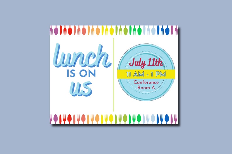 Employee Appreciation Lunch Flyer, Work Lunch Invitation, Customizable ...