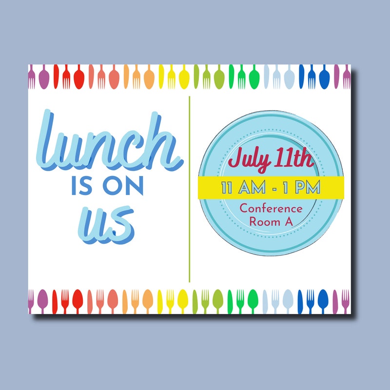 Employee Appreciation Lunch Flyer - Etsy