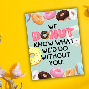 Printable Donut Recognition Flyers | Set of Three Unique Flyers | Donut ...