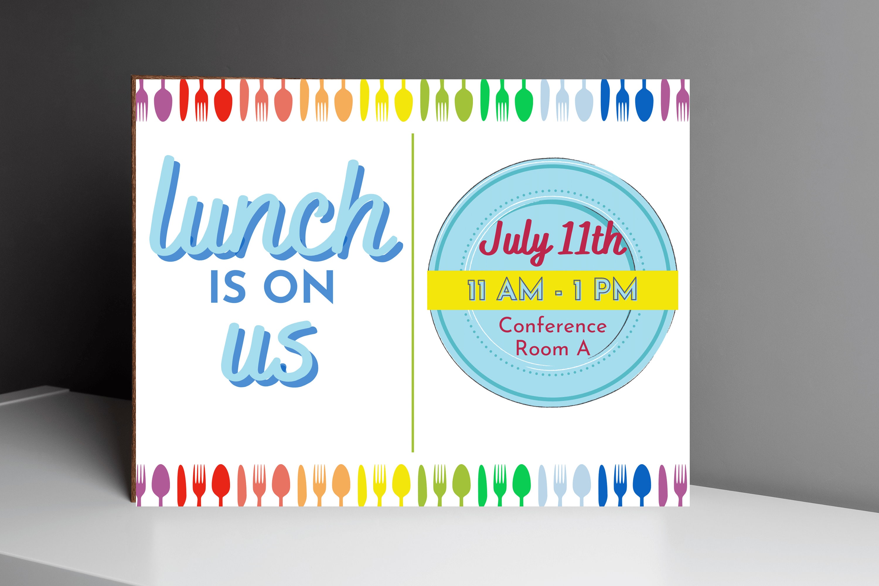 Employee Appreciation Lunch Flyer, Work Lunch Invitation, Customizable ...