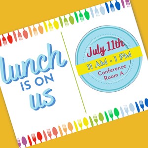 Employee Appreciation Lunch Flyer, Work Lunch Invitation, Customizable ...