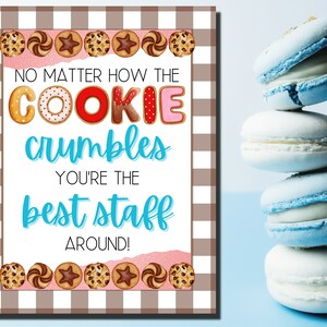 Printable Cookie-themed Employee Appreciation Flyers | Employee ...