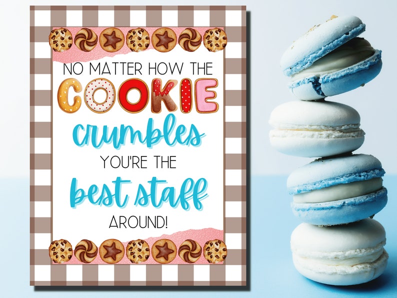 Printable Cookie-themed Employee Appreciation Flyers | Employee ...