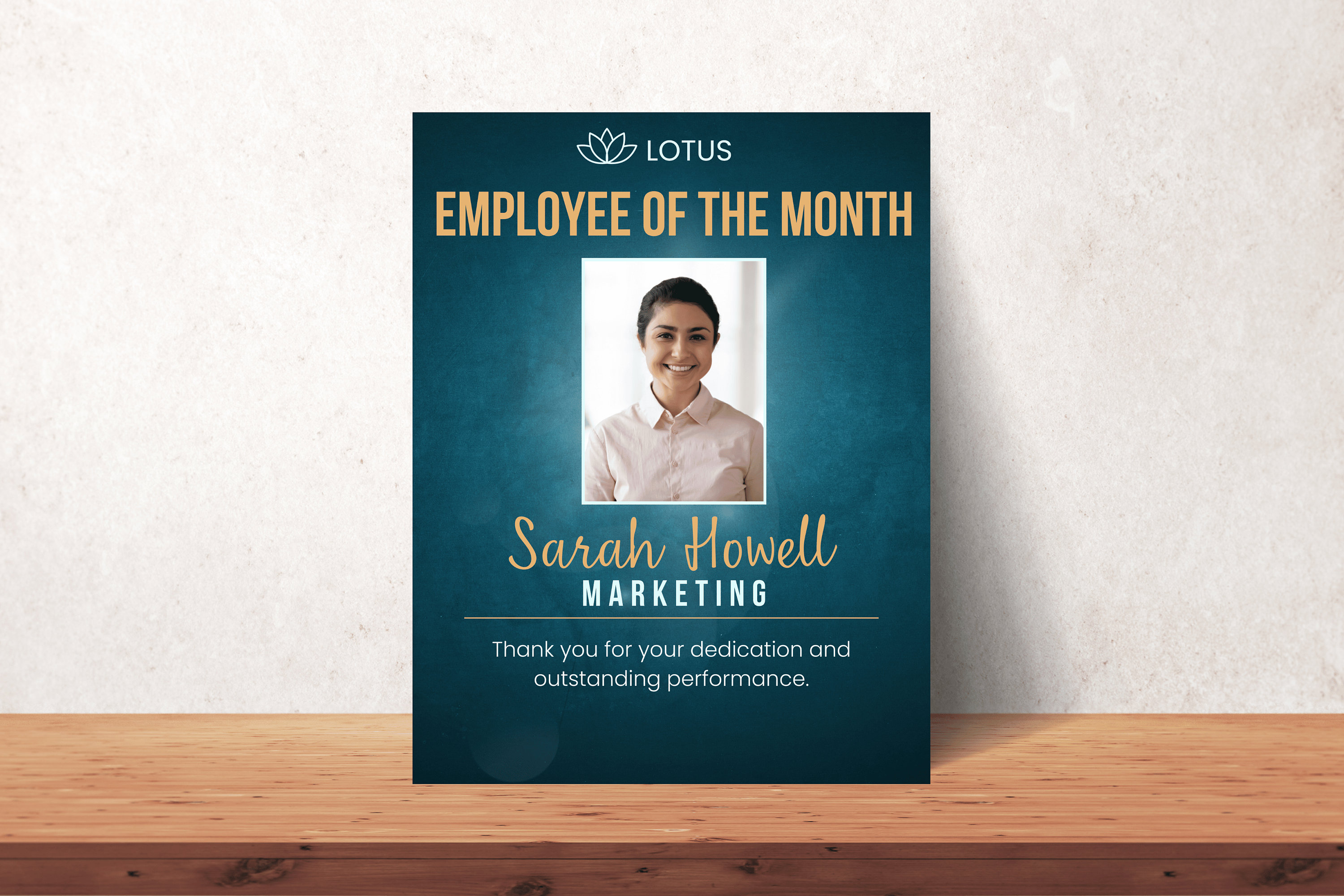 Customizable Employee of the Month Flyer | Employee of the Month ...