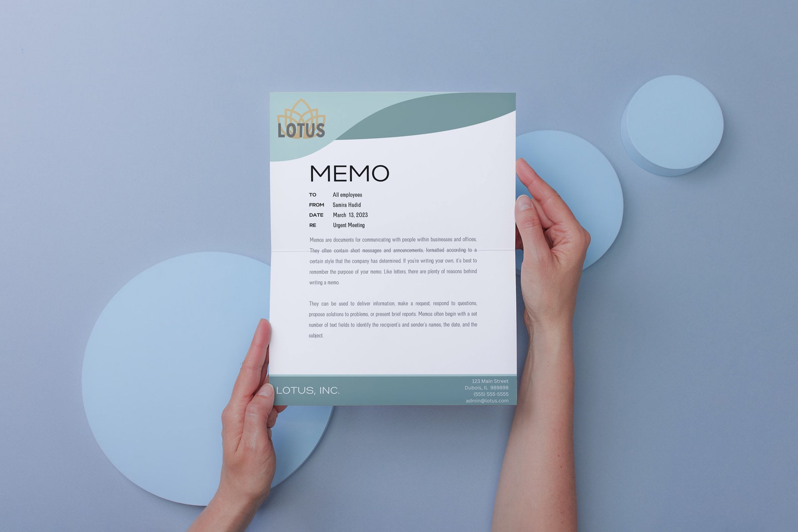 Editable Memo Template - Etsy