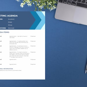 Google Docs Meeting Agenda Template, Editable Google Docs Template ...