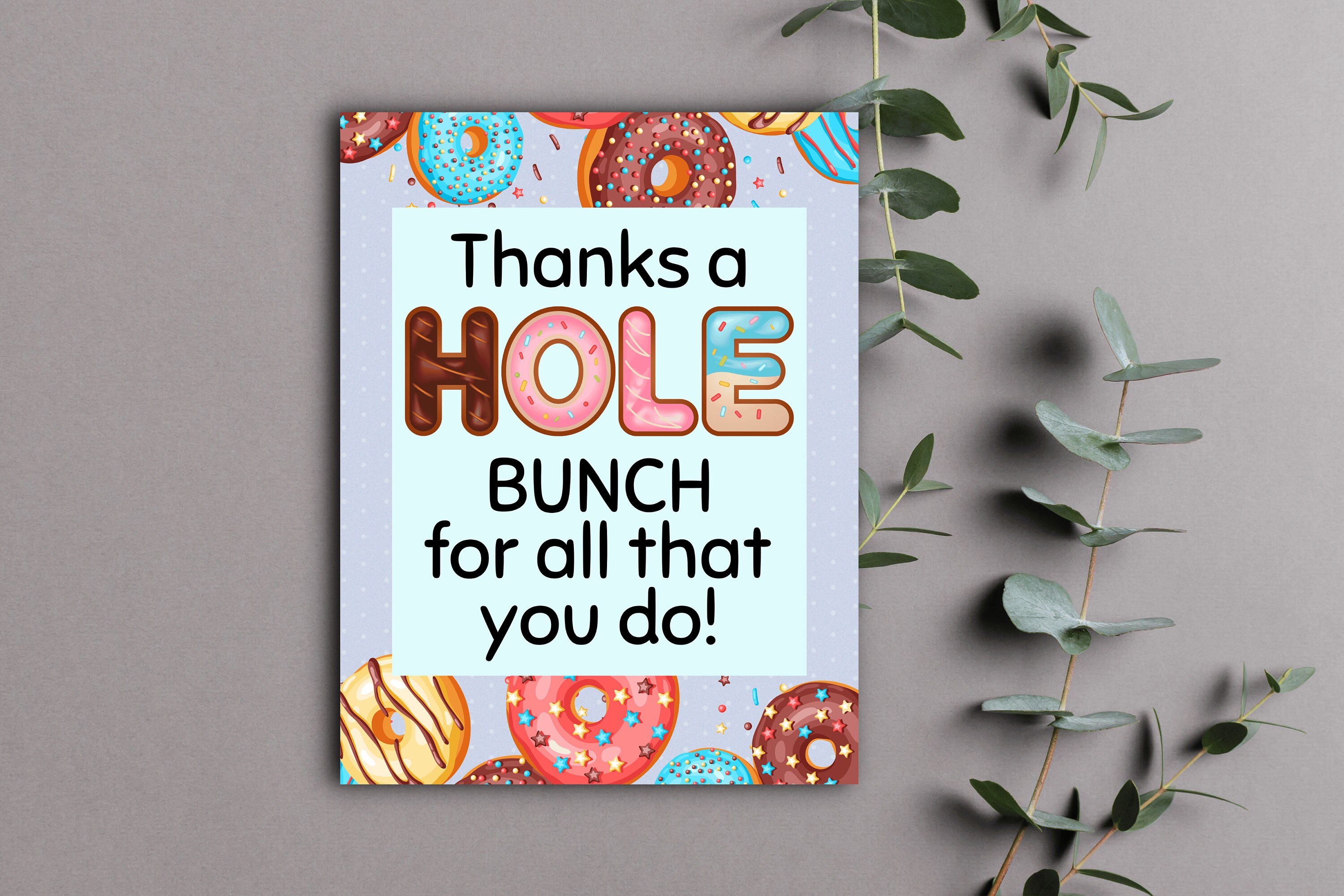 Printable Donut Recognition Flyers | Set of Three Unique Flyers | Donut ...