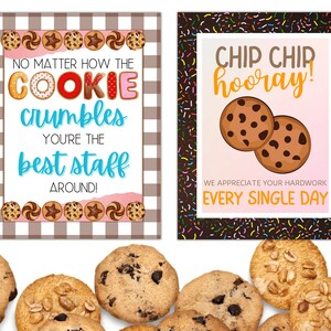 Printable Cookie-themed Employee Appreciation Flyers | Employee ...