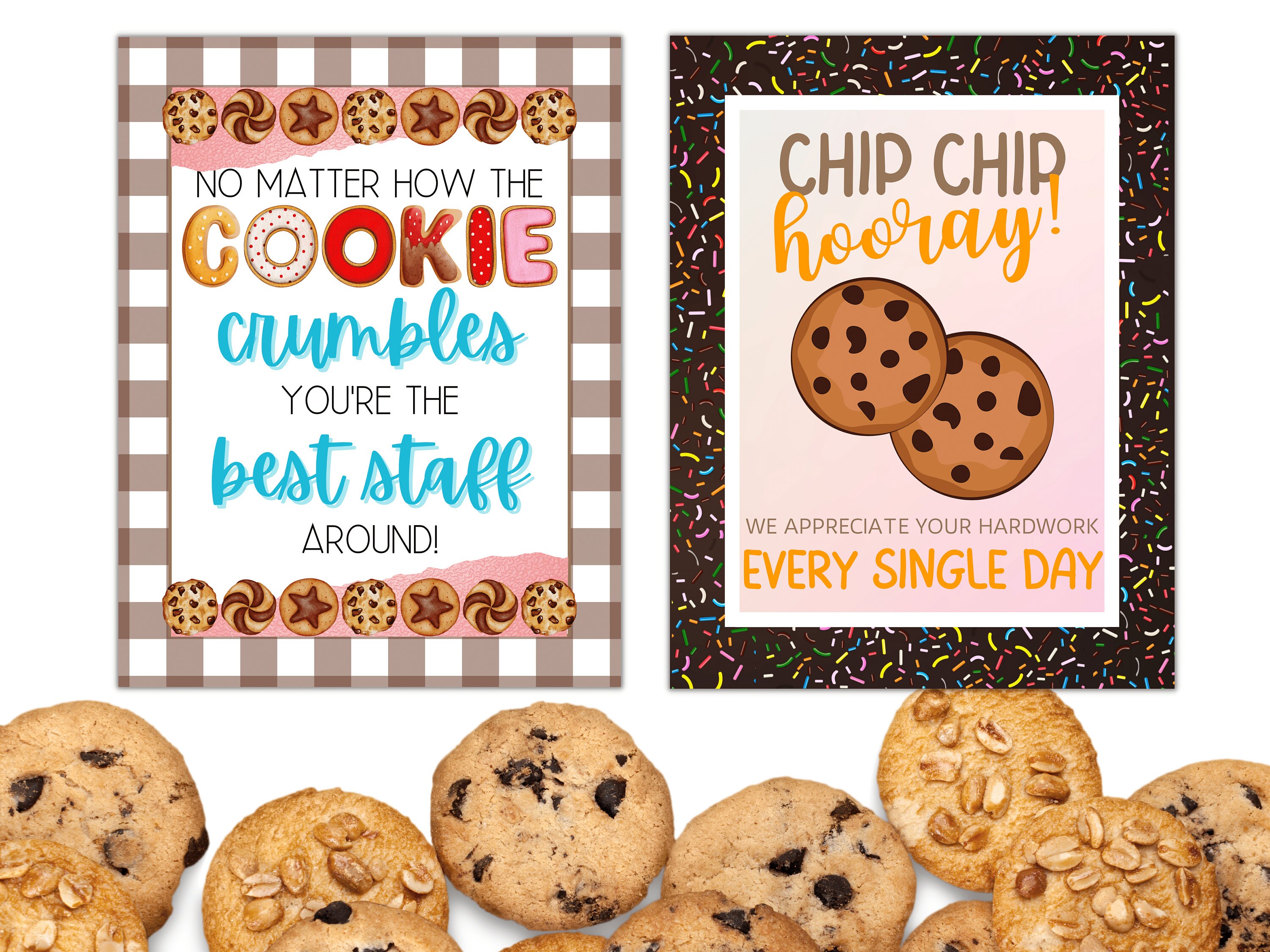 Printable Cookie-themed Employee Appreciation Flyers | Employee ...