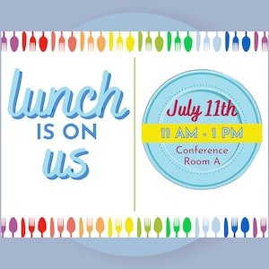 Employee Appreciation Lunch Flyer, Work Lunch Invitation, Customizable ...