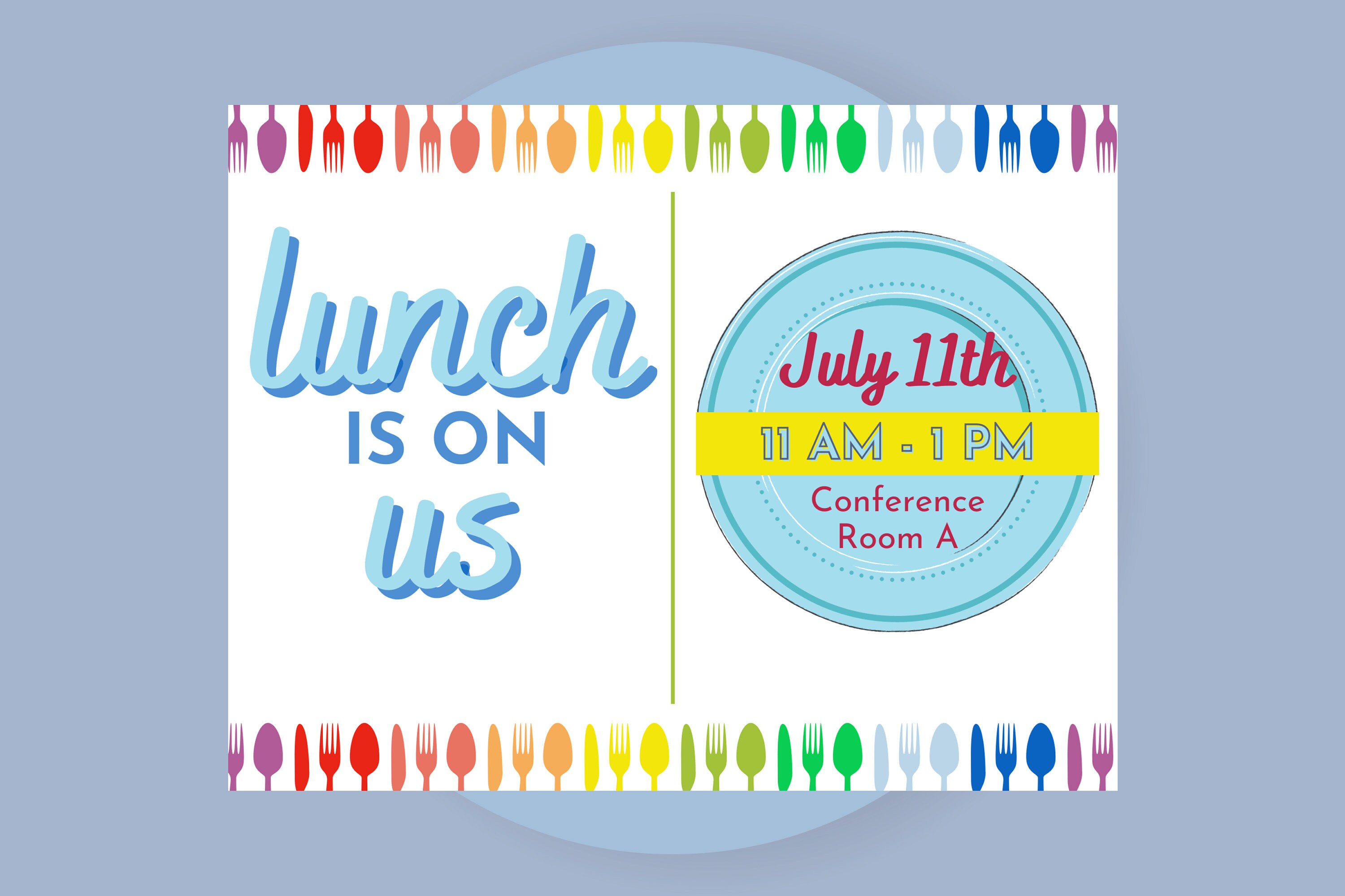 Employee Appreciation Lunch Flyer, Work Lunch Invitation, Customizable ...
