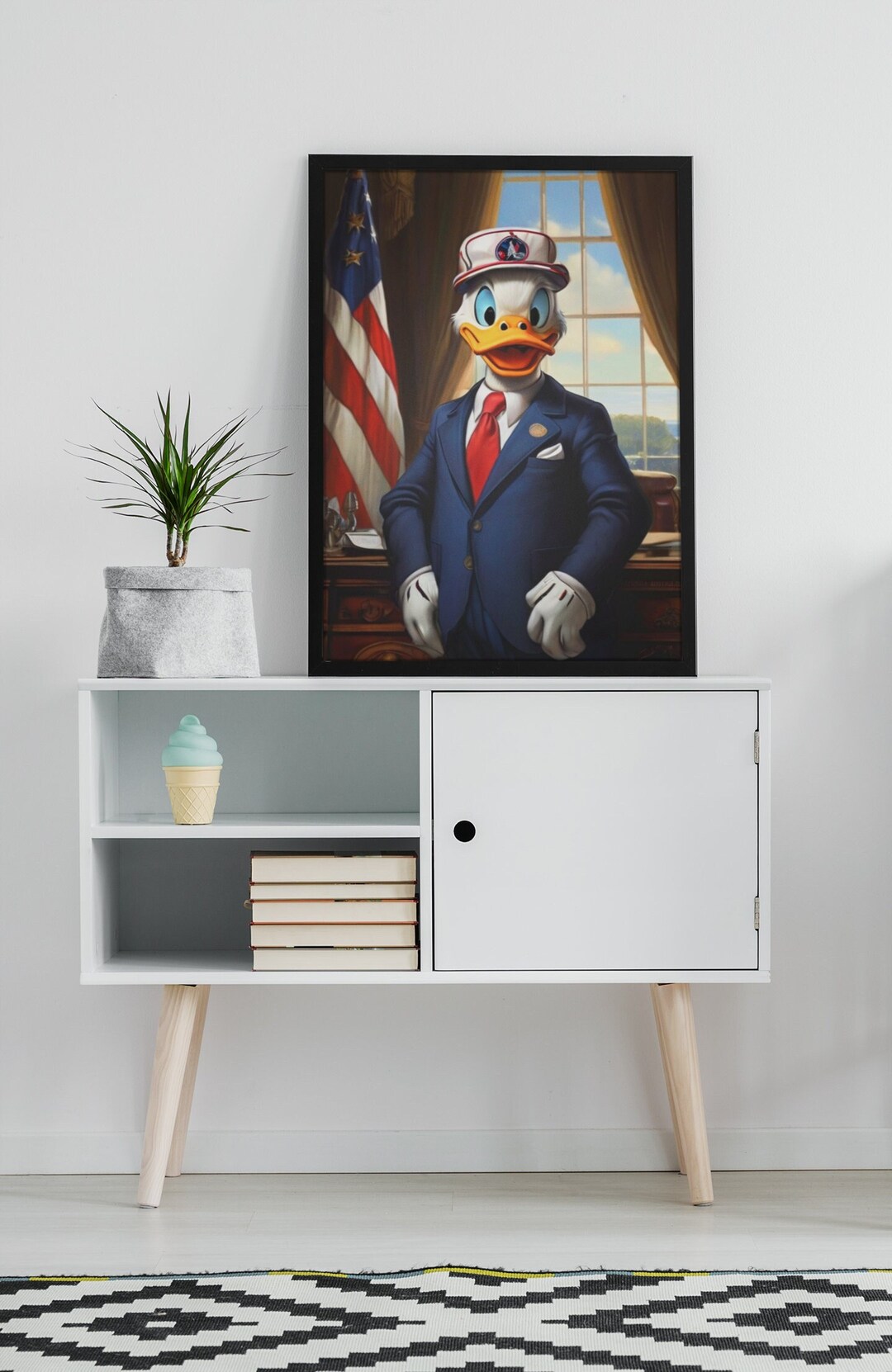 Donald Duck Poster Gaming Room Poster Gaming Wall Poster Gaming Print Poster Game T