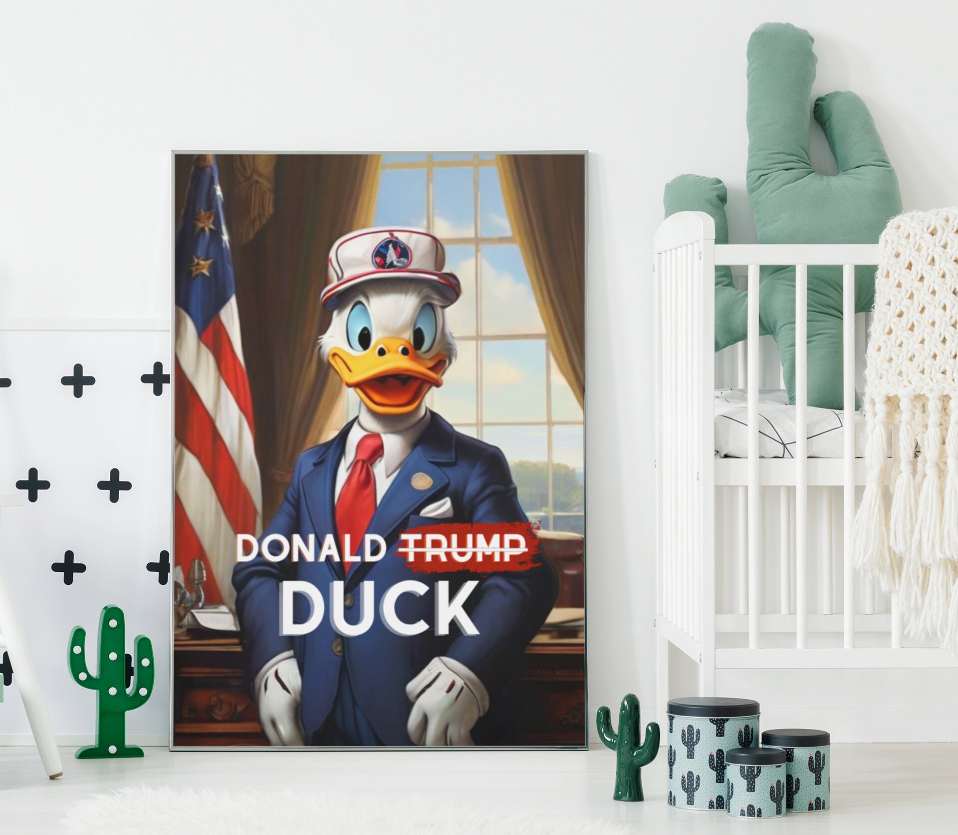 Donald Duck Poster, Gaming Room Poster, Gaming Wall Poster, Gaming ...