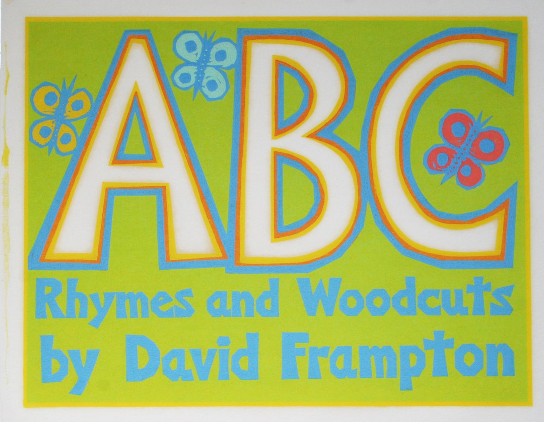Original Woodcut Prints From My Beastie Book of ABC by David Frampton ...