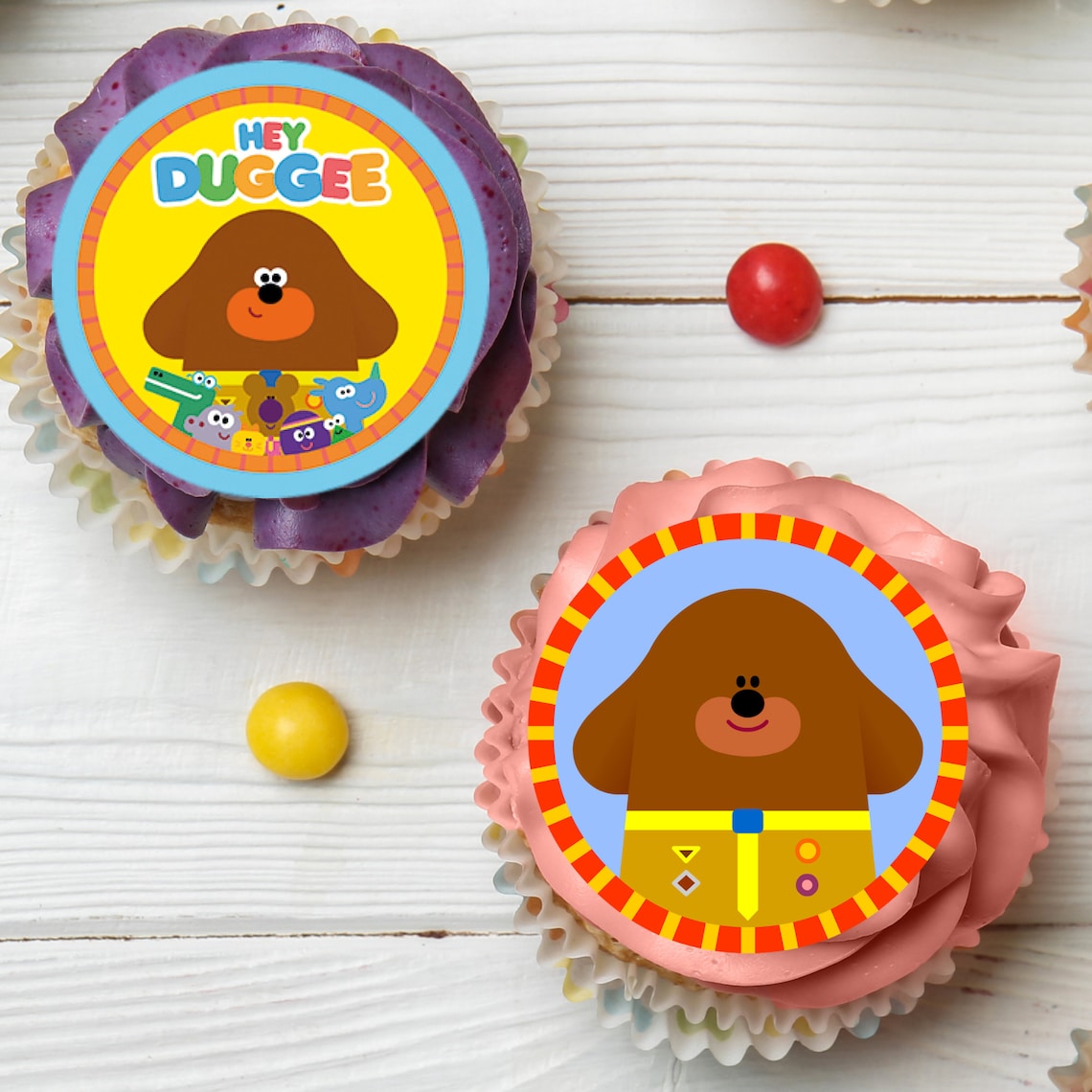 30 Edible Duggee Inspired Cake Toppers - Etsy Canada
