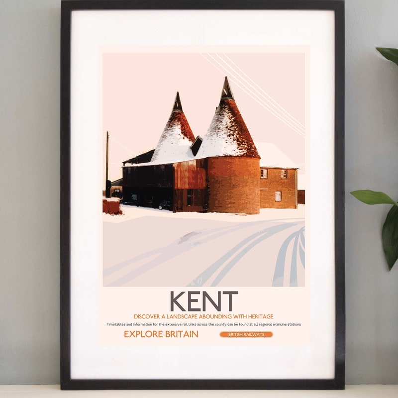 Kent Poster - Etsy UK