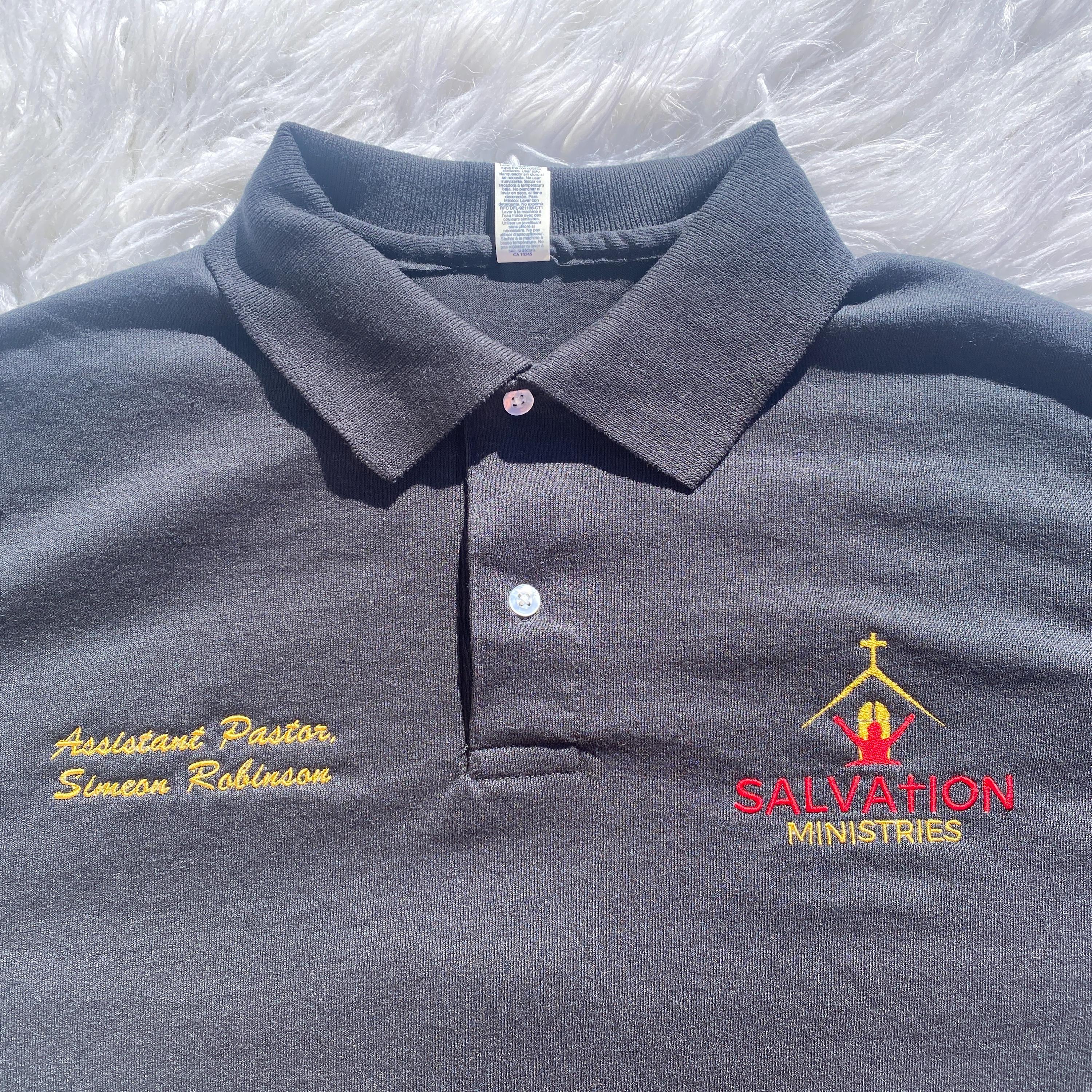 Logo Polo Shirt, Custom Embroidered, Business Polo Shirt, Custom ...