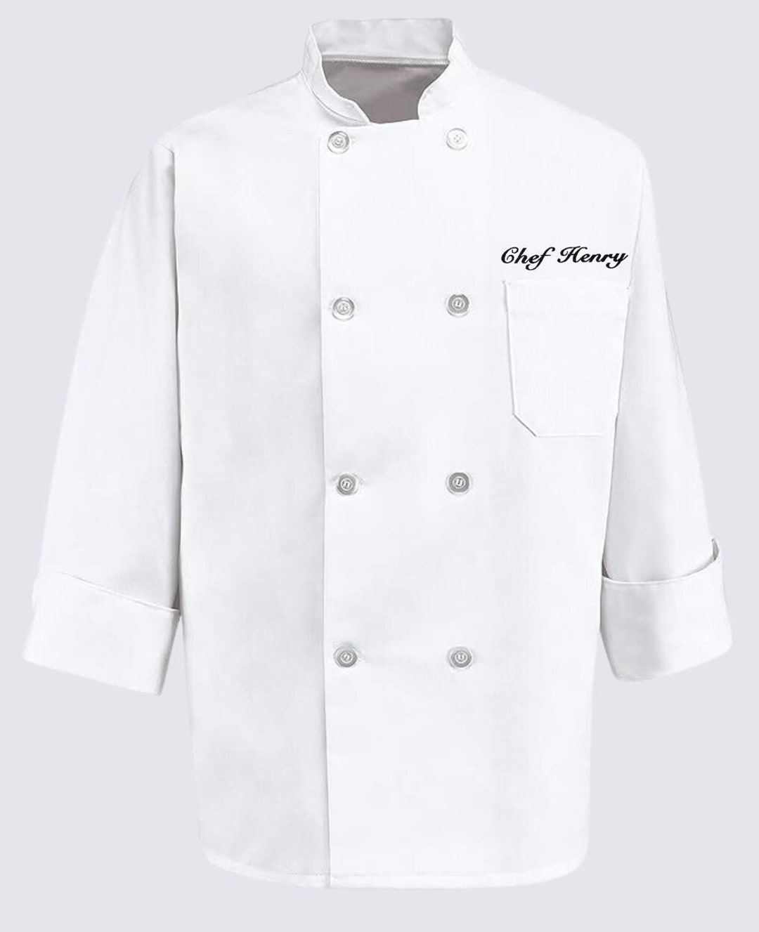 Embroidered Chef Coat, Chef Jacket, Culinary Apparel - Etsy