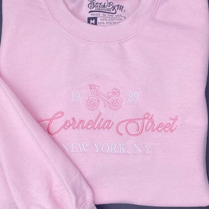 Cornelia Street Custom Embroidered Sweatshirt - Etsy