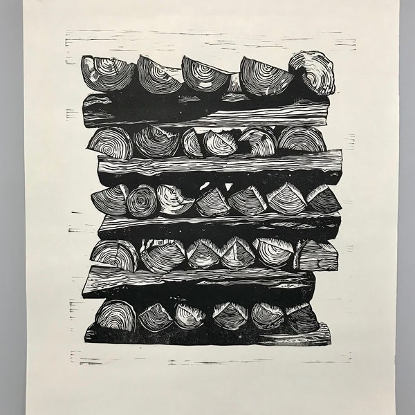 Original Lino Print - Etsy