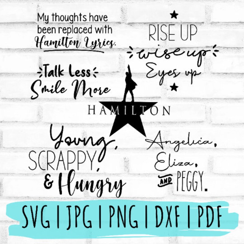 Hamilton Svg - Etsy