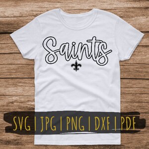 Saints Shirt Design for Svg, Jpg, Png, Dxf Digital Download - Etsy