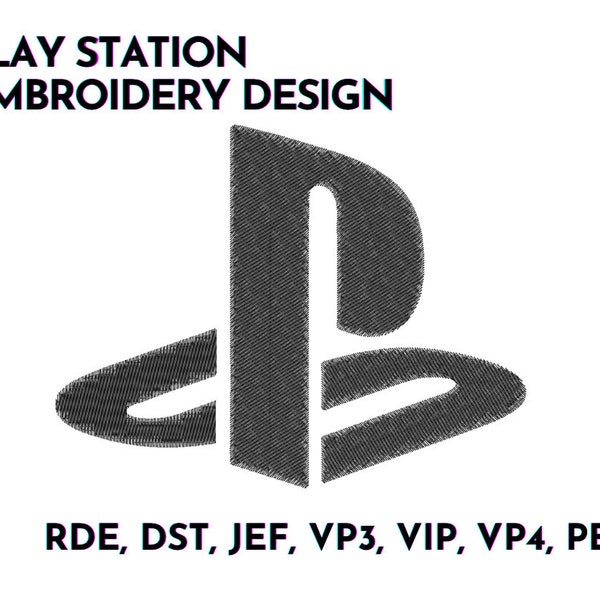 Playstation Logo Embroidery Design - Etsy