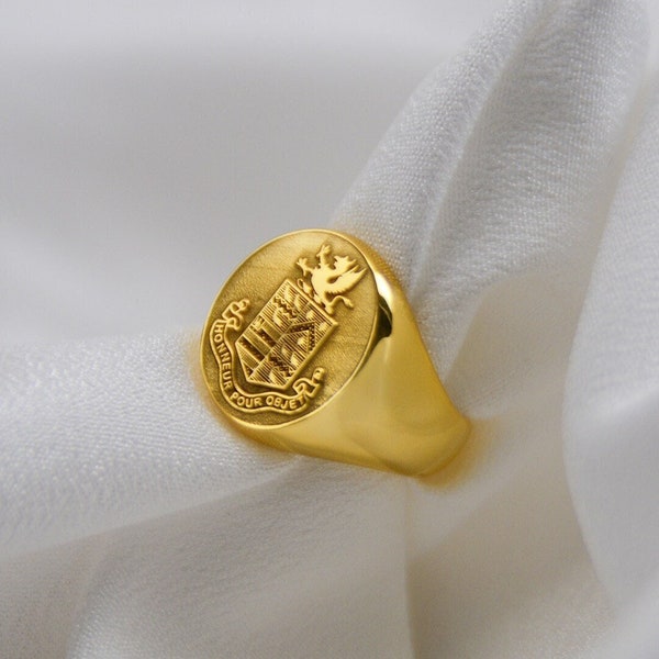 Family Crest Ring - Etsy