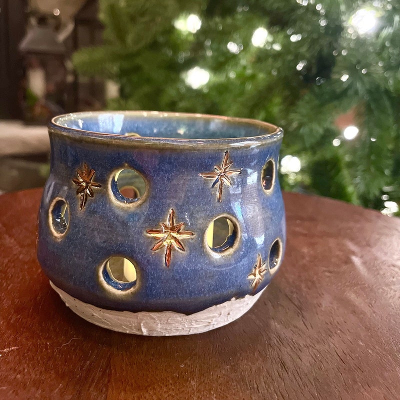 Ceramic Luminary - Etsy