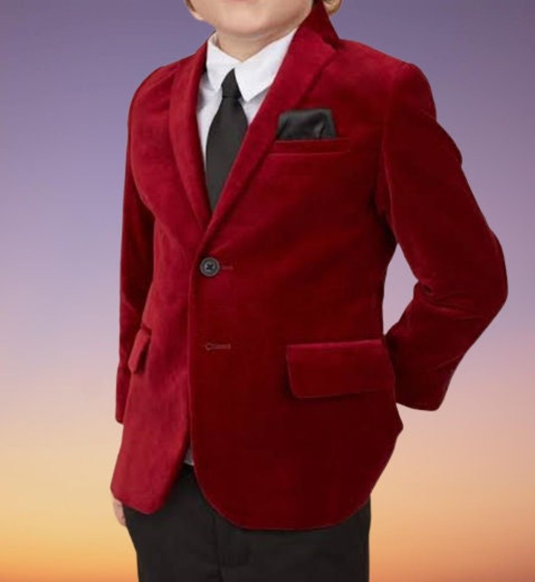 Kids Velvet Jacket Blazer for Kid Kids Wedding Wear Toddler Stylish ...