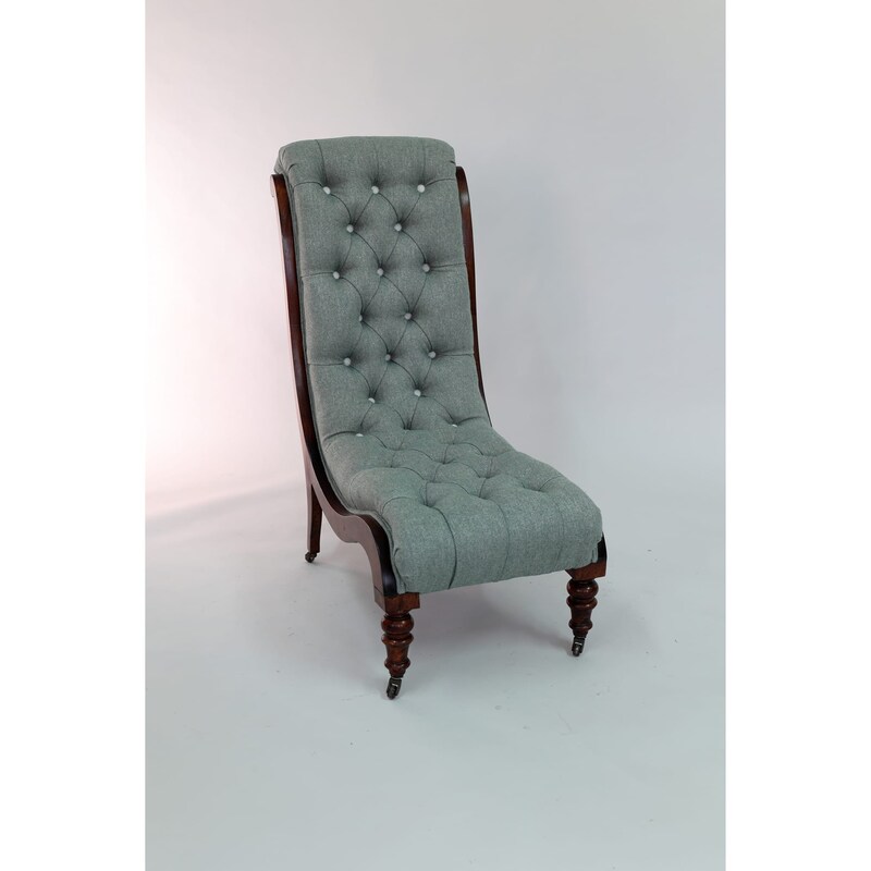 Slipper Chair - Etsy UK