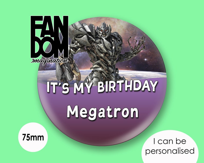 Megatron It's My Birthday Transformers Inspired - Etsy