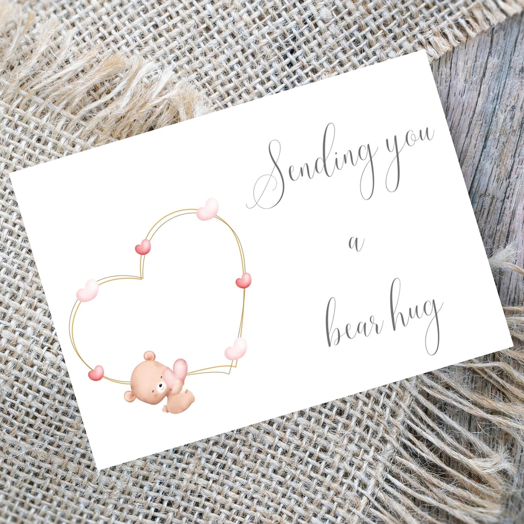 Long Distance Card Printable , Friendship Card Instant Download - Etsy