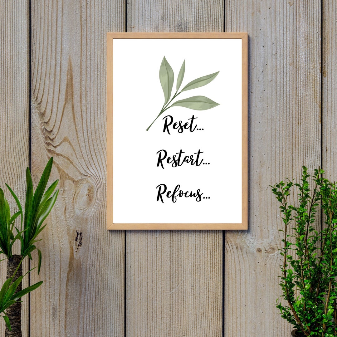 Inspirational Wall Decor Words Printable - Etsy