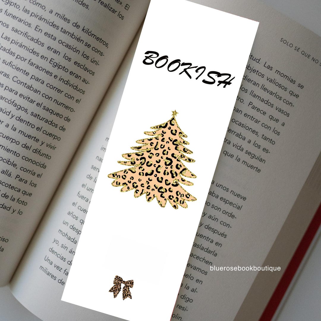 Leopard Print Bookmark Digital Download - Etsy