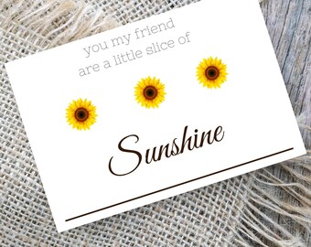 One Friend Card, Best Friend Greeting Card, PRINTABLE Friendship Card ...