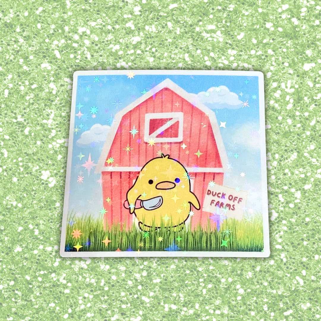 Duck off Sticker, Duck Sticker, Vinyl Sticker - Etsy