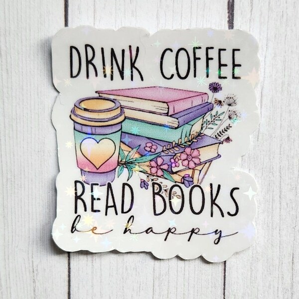 Kindle Coffee Sticker - Etsy