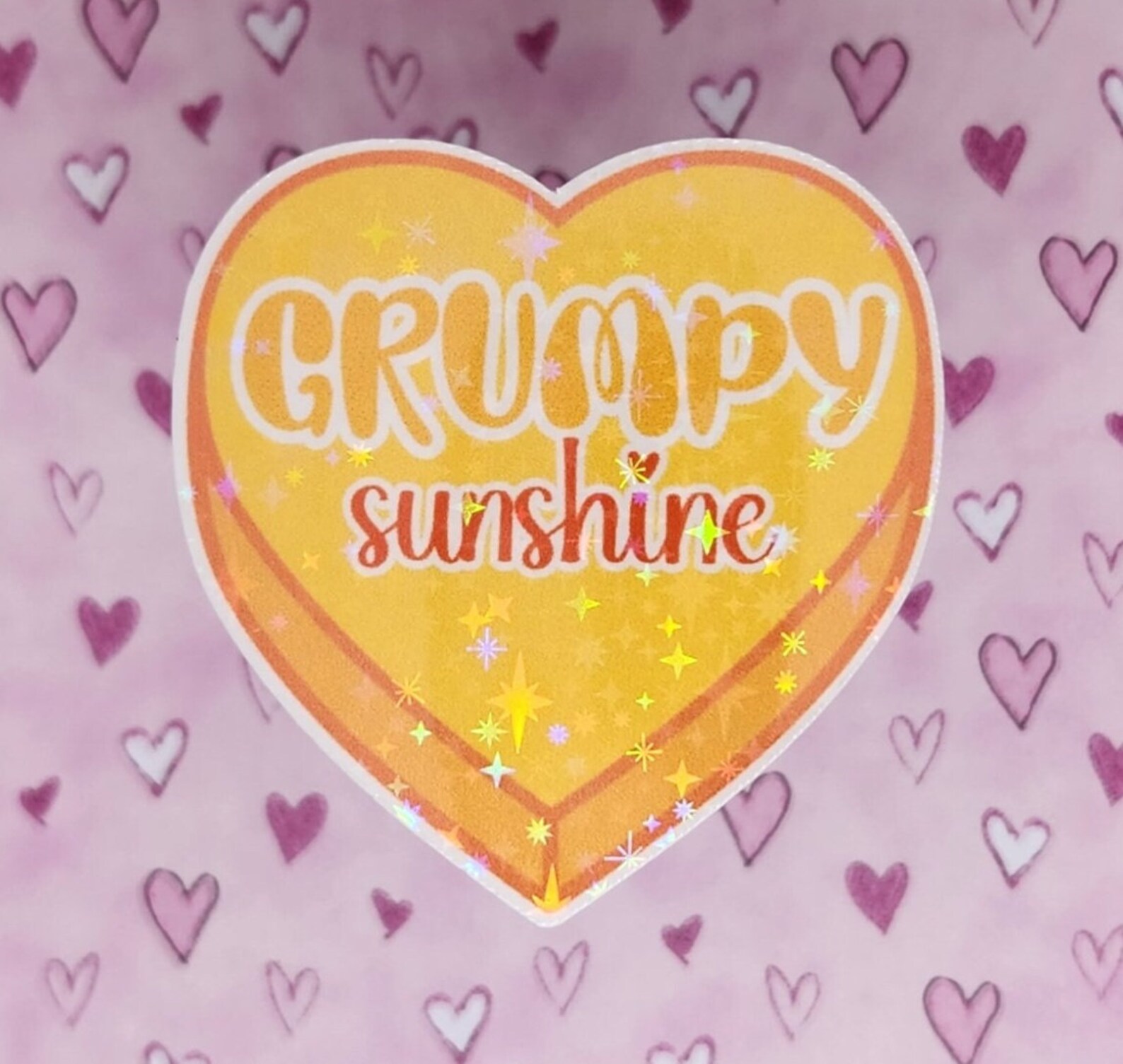 Grumpy Sunshine Sticker, Vinyl Sticker, Water Resistant Sticker ...