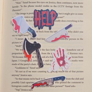 Thriller Bookish Mini Sticker Collection, Reader, Kindle Sticker ...